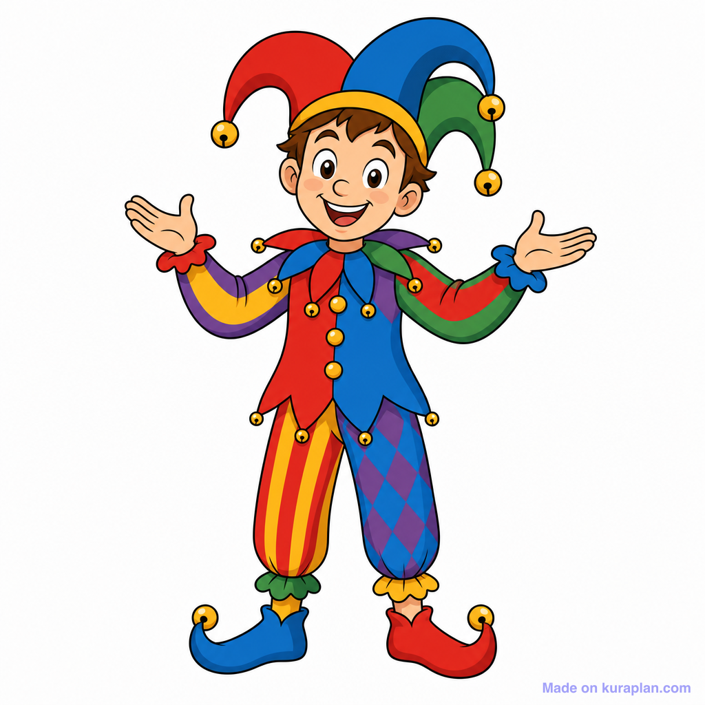 Drama Archetype Clown Fool — Free Printable Clipart for Teachers | Kuraplan