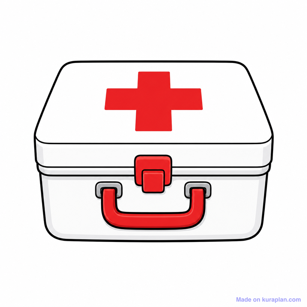 Med First Aid Kit Closed — Free Printable Clipart for Teachers | Kuraplan