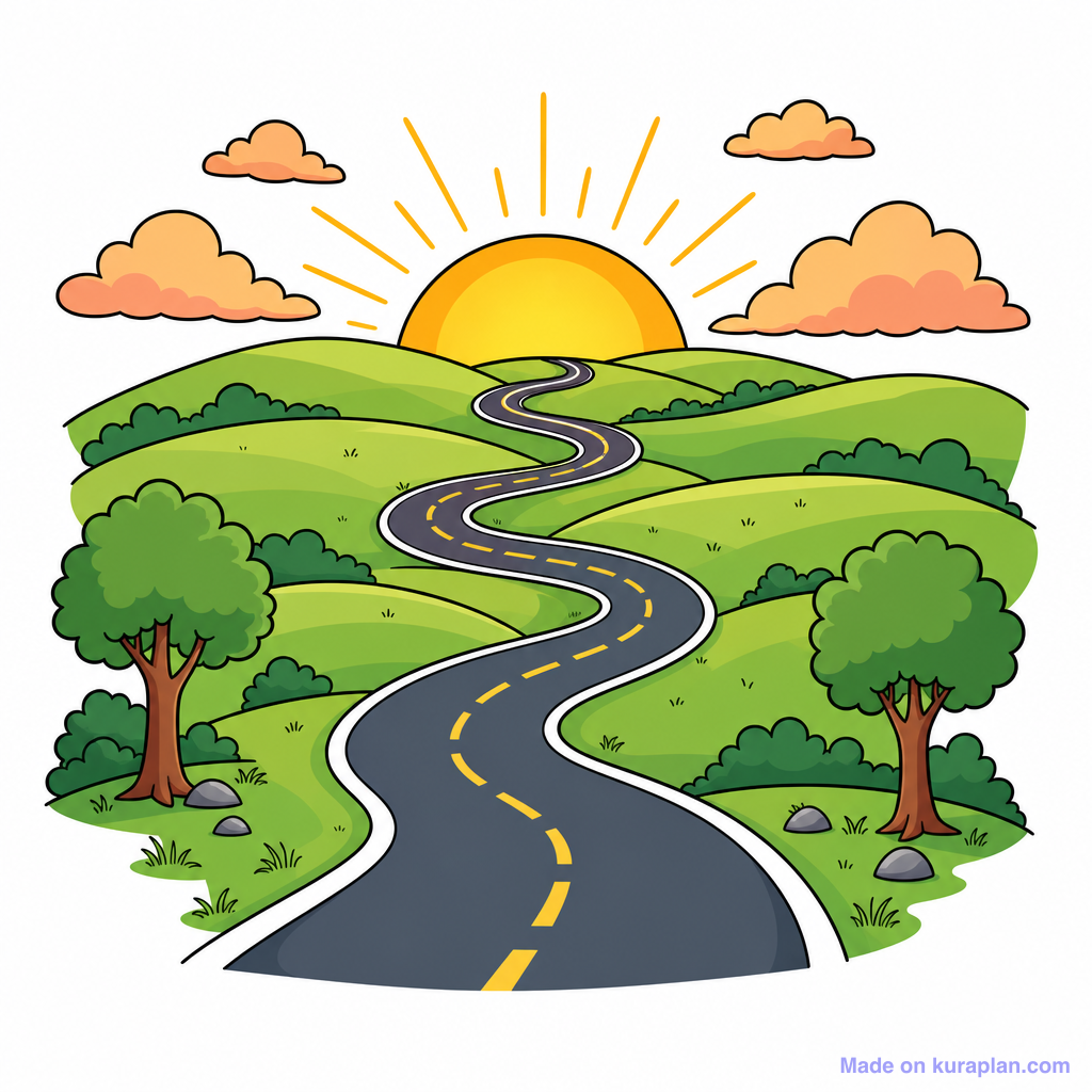 Metaphor Road Of Life — Free Printable Clipart for Teachers | Kuraplan