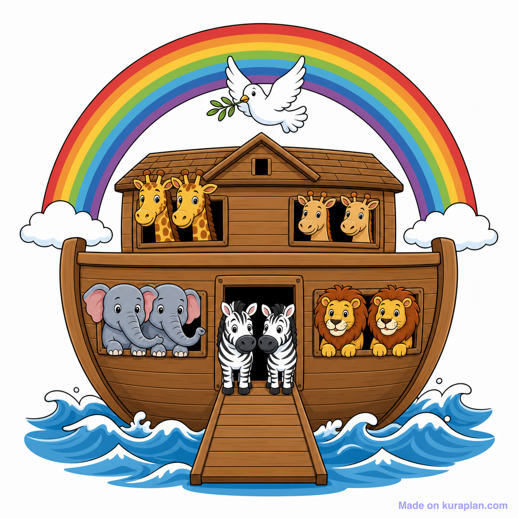 Ot Noahs Ark Animals 2x2 — Free Printable Clipart for Teachers | Kuraplan