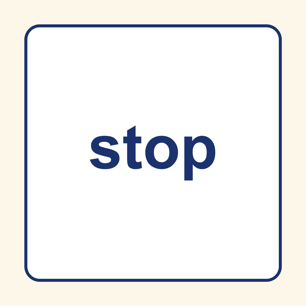 Sight Word — stop — Free Printable Diagram for Teachers | Kuraplan