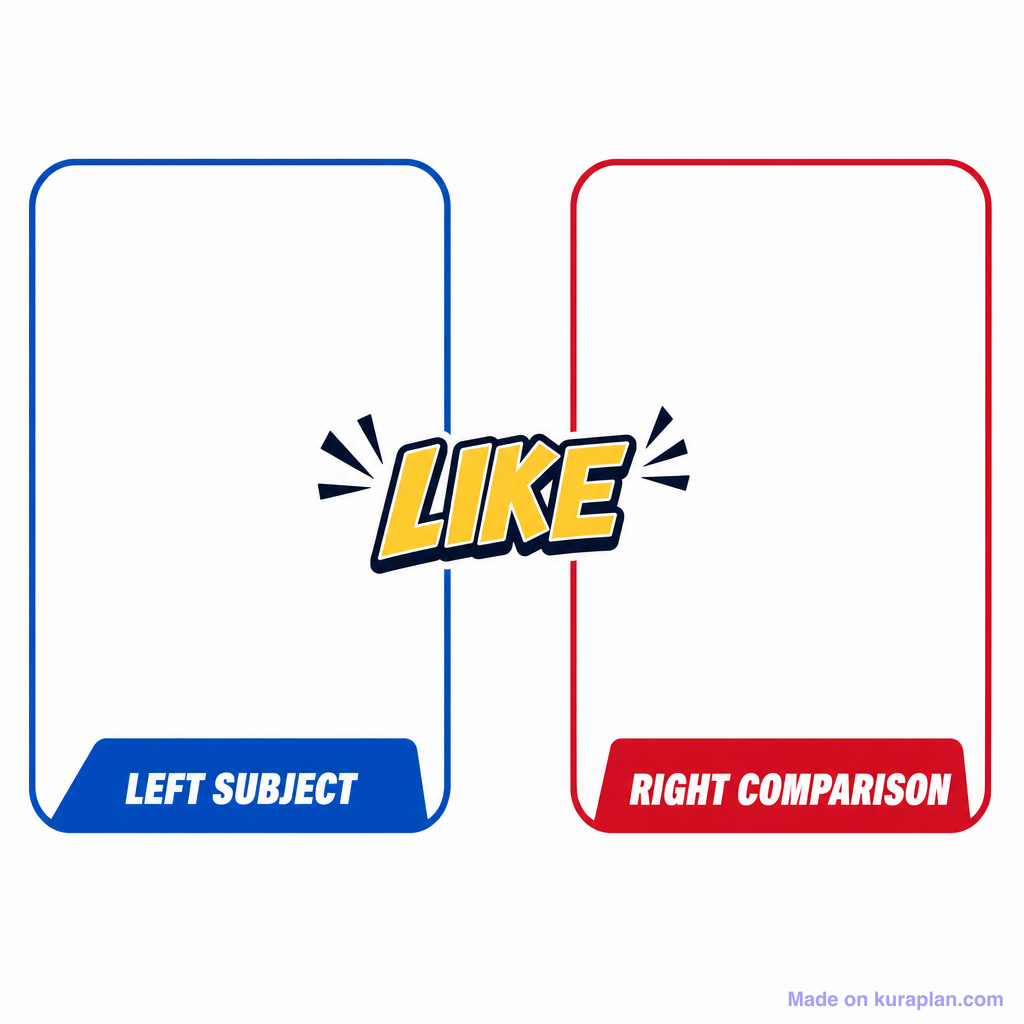 Simile Like Card Template — Free Printable Clipart for Teachers | Kuraplan